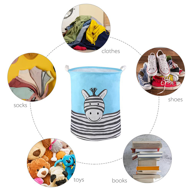 Голяма кошница за мръсно пране сгъваема кошница кофа за съхранение на дрехи детска кошница за